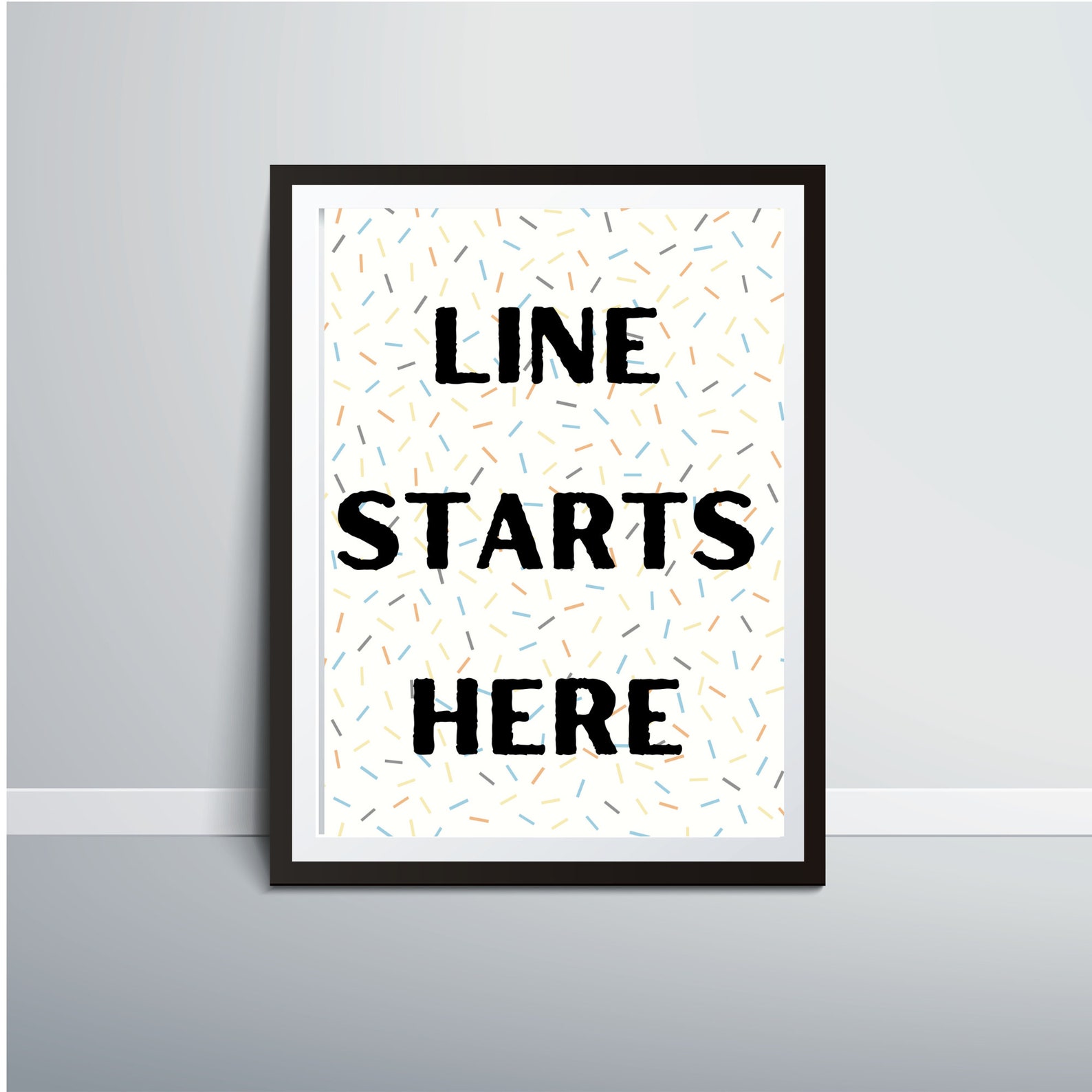 Printable Line Starts Here Sign Line Begin Sign Form Line - Etsy