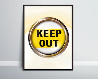 Fun Kids Bedroom Door Signs, Printable, Customizable, Digital Download ...