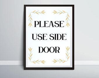 Side Door Banner - Etsy