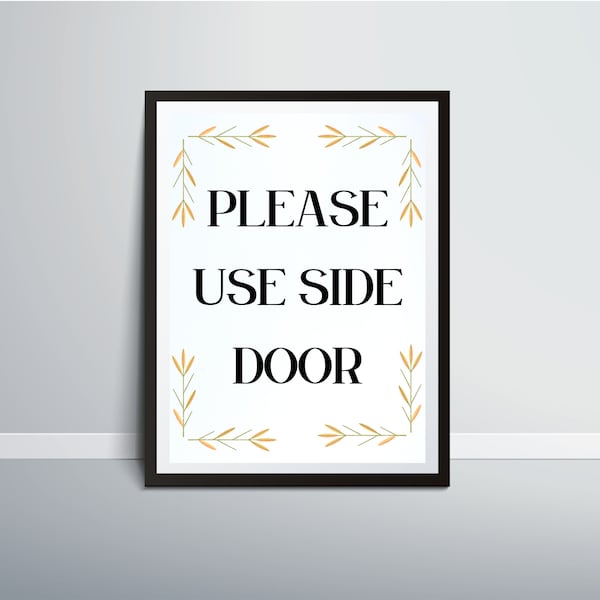 Use Side Door - Etsy