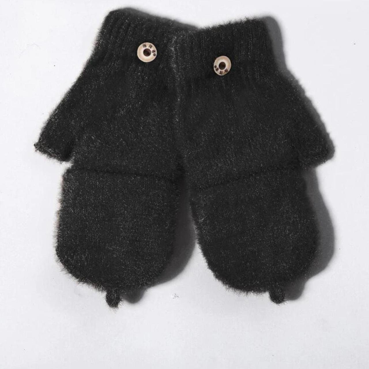 Paw Print Mittens Fingerless Gloves - Etsy