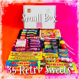 Birthday Retro Sweets Gift Box up to 1.7KG and 125 Sweets ...