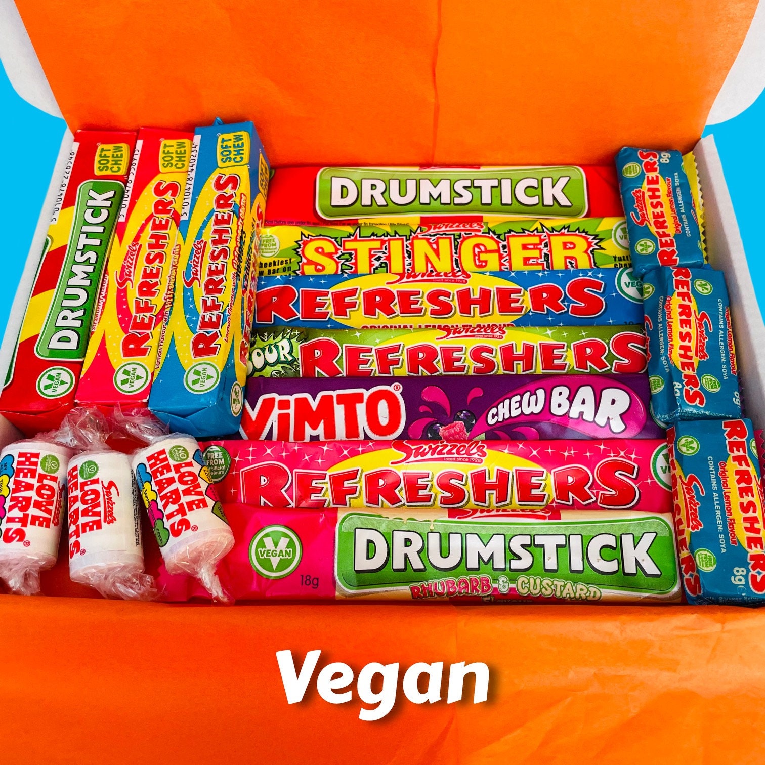 Retro Sweets Gift Box up to 1.4KG Personalised Hamper Filled - Etsy UK