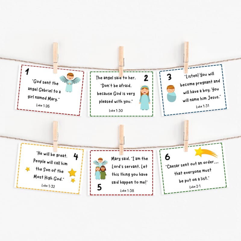 Christian Advent Calendar - Etsy