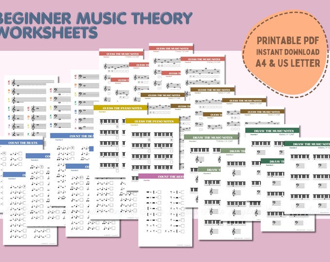 Music Theory Poster - Etsy