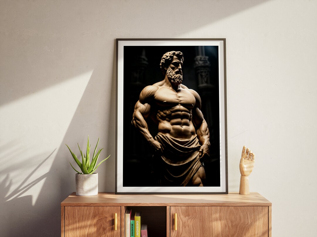 Stoic Greek Poster - Etsy