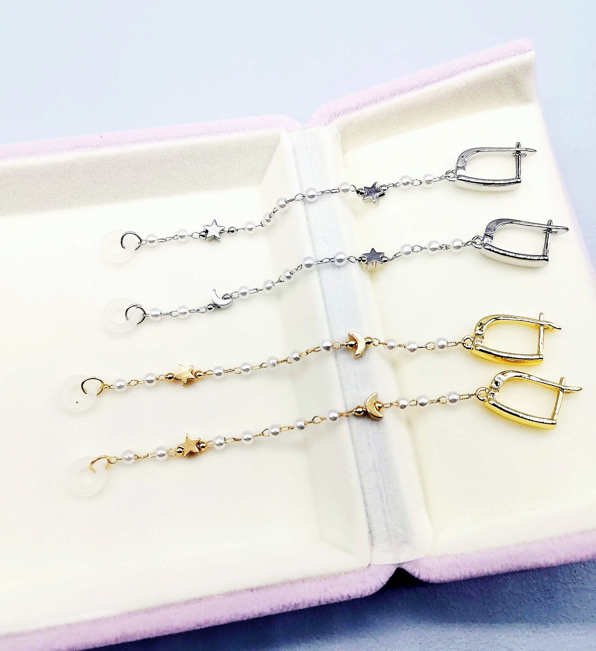 Round Earbuds Without Nickel 18k Color Ear Hook Earrings - Etsy