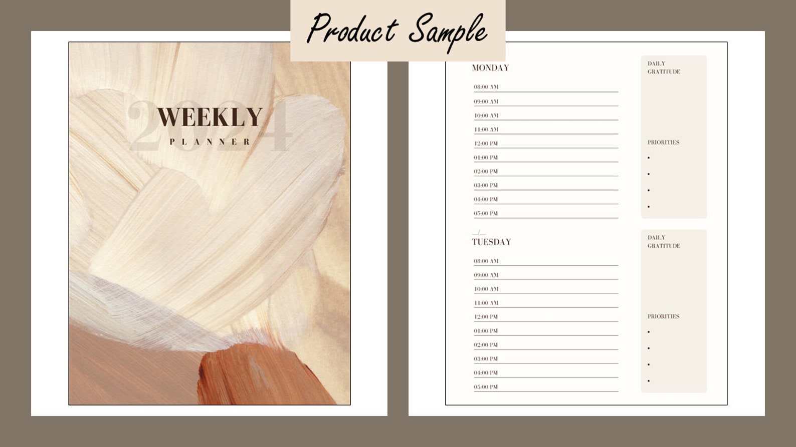 Printable Weekly Planner Pages | Digital Download - Etsy