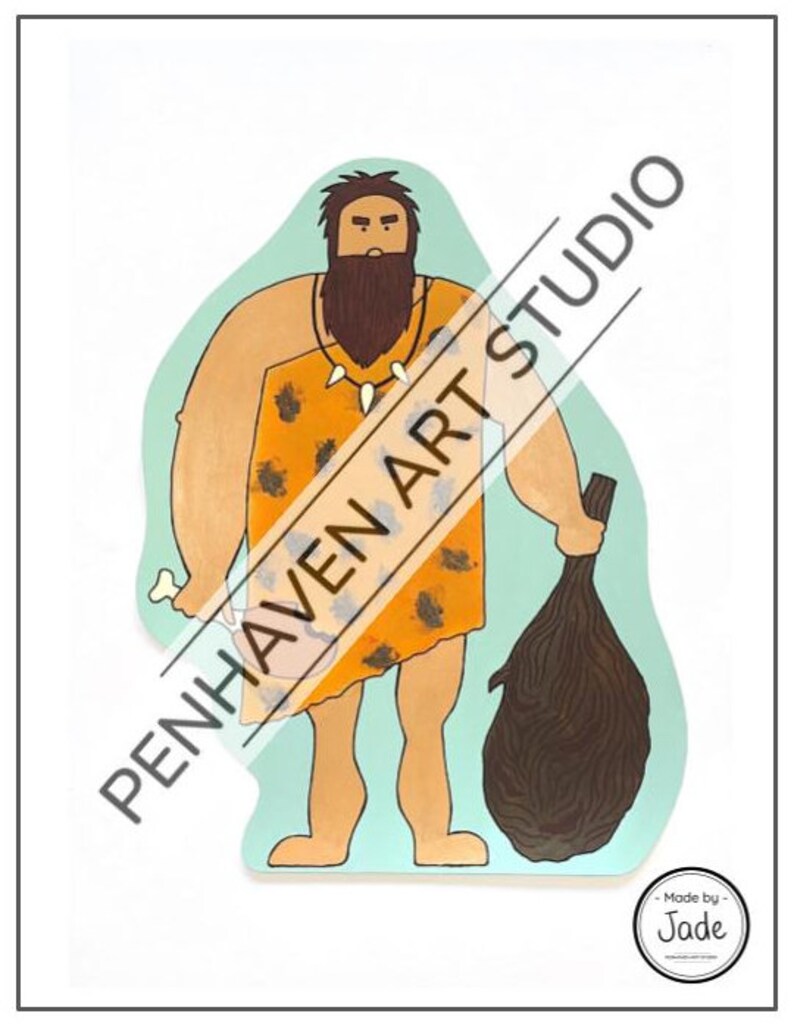 Stone Age Classroom Display - Etsy