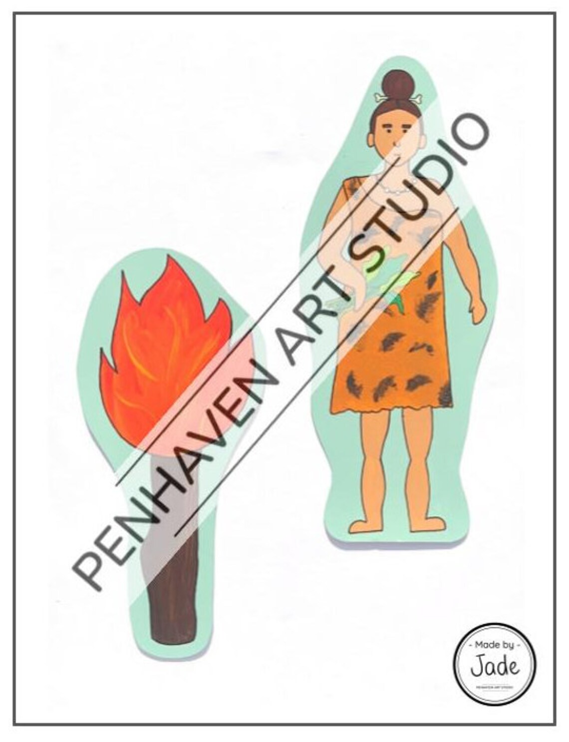 Stone Age Classroom Display - Etsy