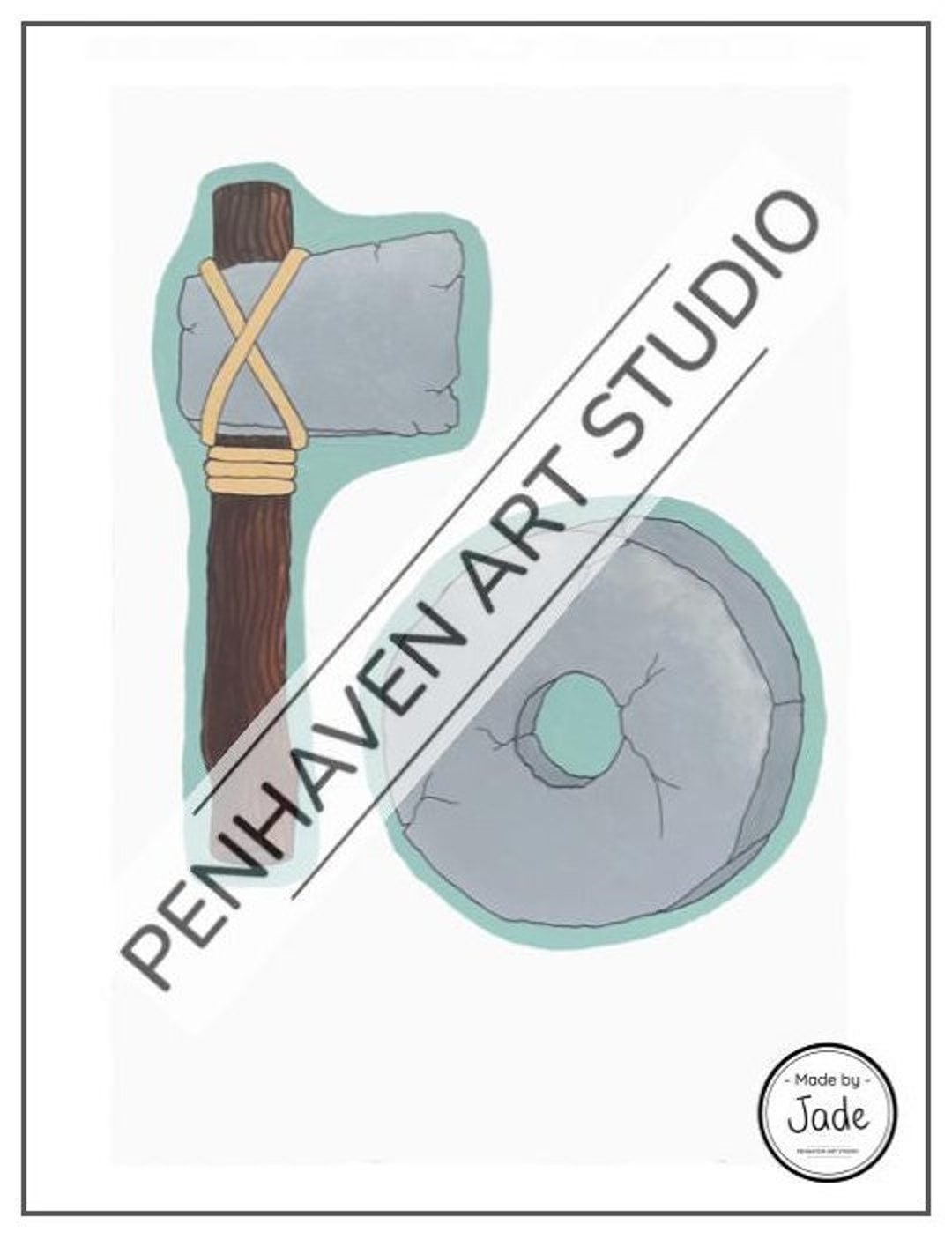 Stone Age Classroom Display - Etsy