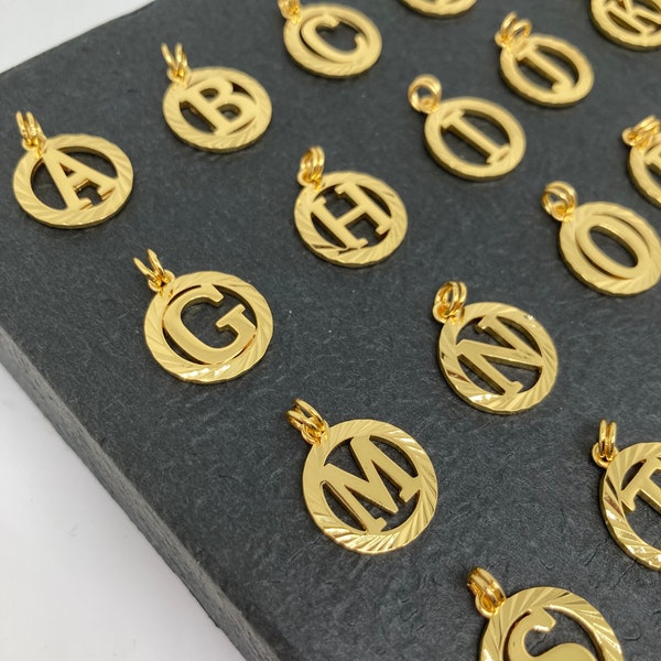 Letter Medallion - Etsy