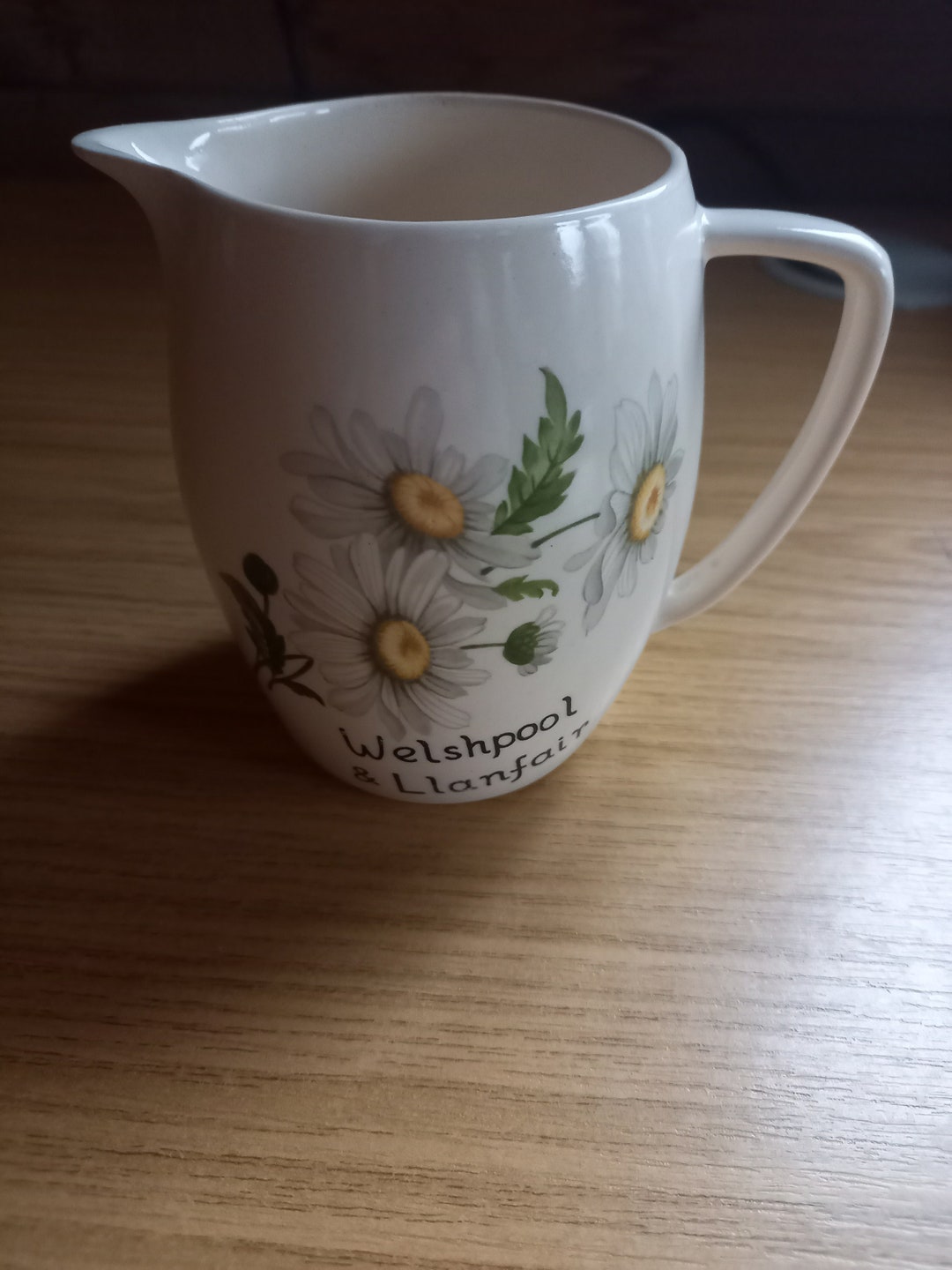 Vintage Jug New Devon Pottery Newton Abbot 'welshpool Llanfair' 4 Tall ...