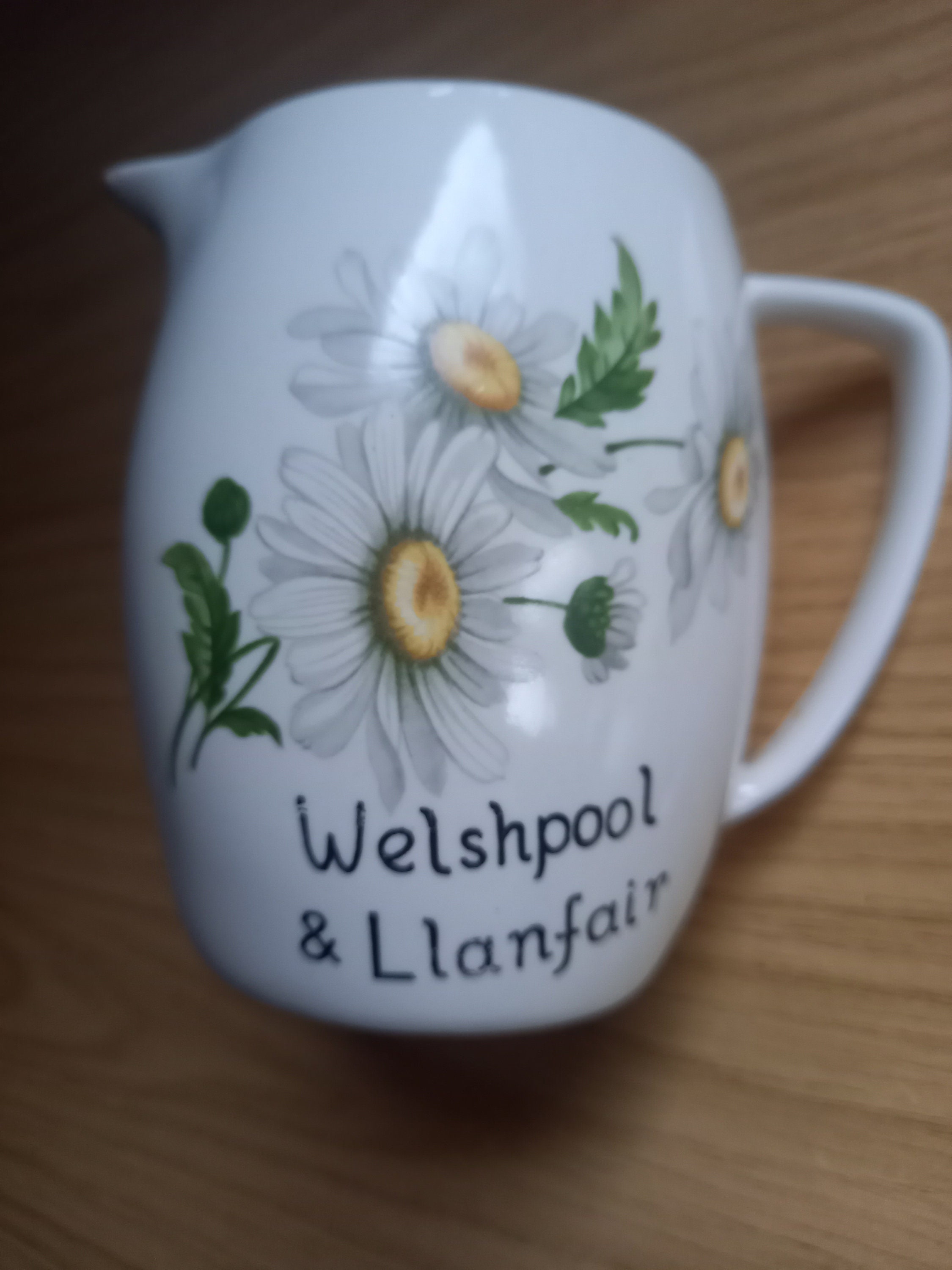Vintage Jug New Devon Pottery Newton Abbot 'welshpool Llanfair' 4 Tall ...
