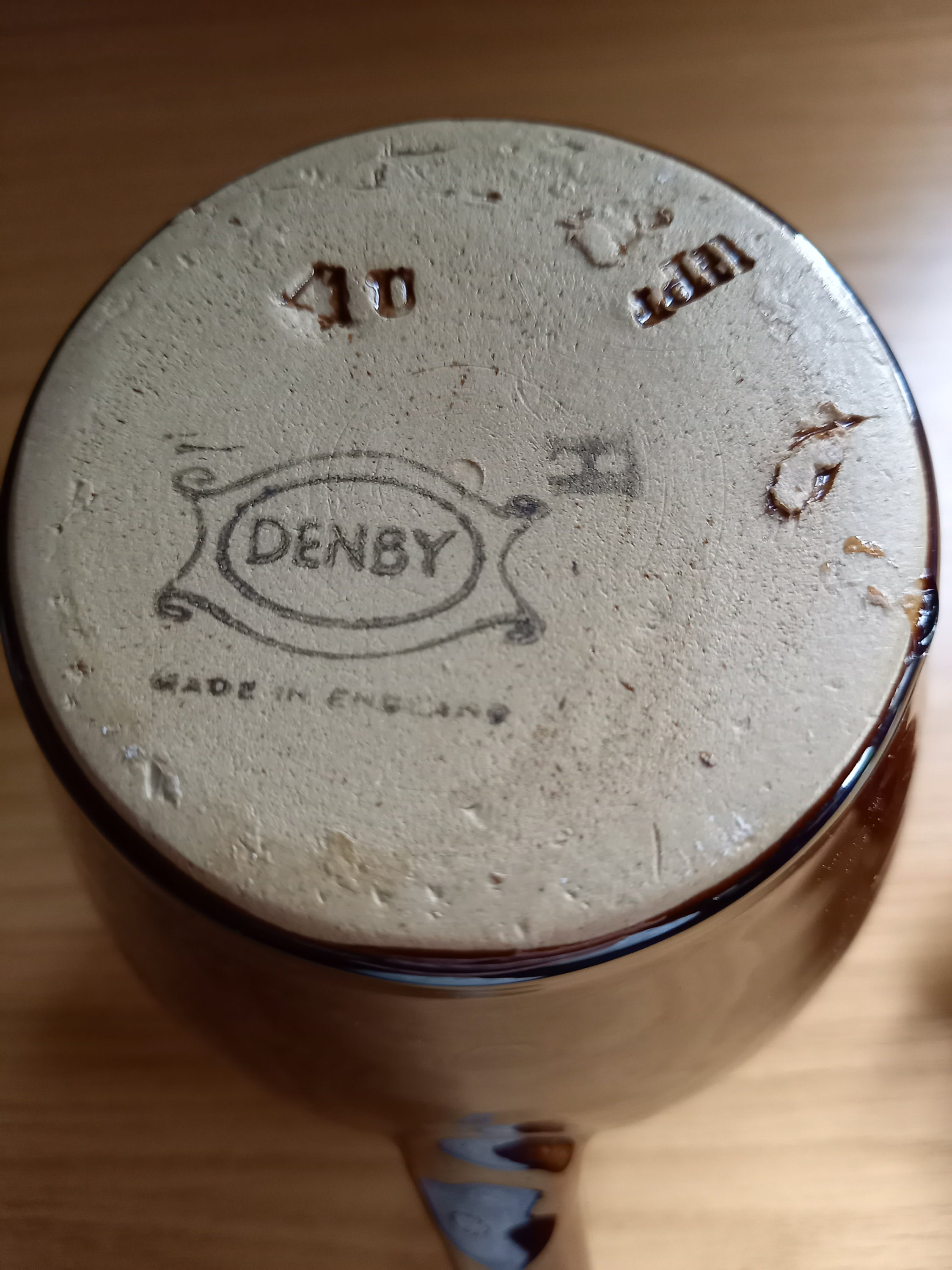 Early Vintage Bourne Pottery, Denby Stoneware Coffee Pot, Brown Glaze 1.5 Pint - Etsy UK