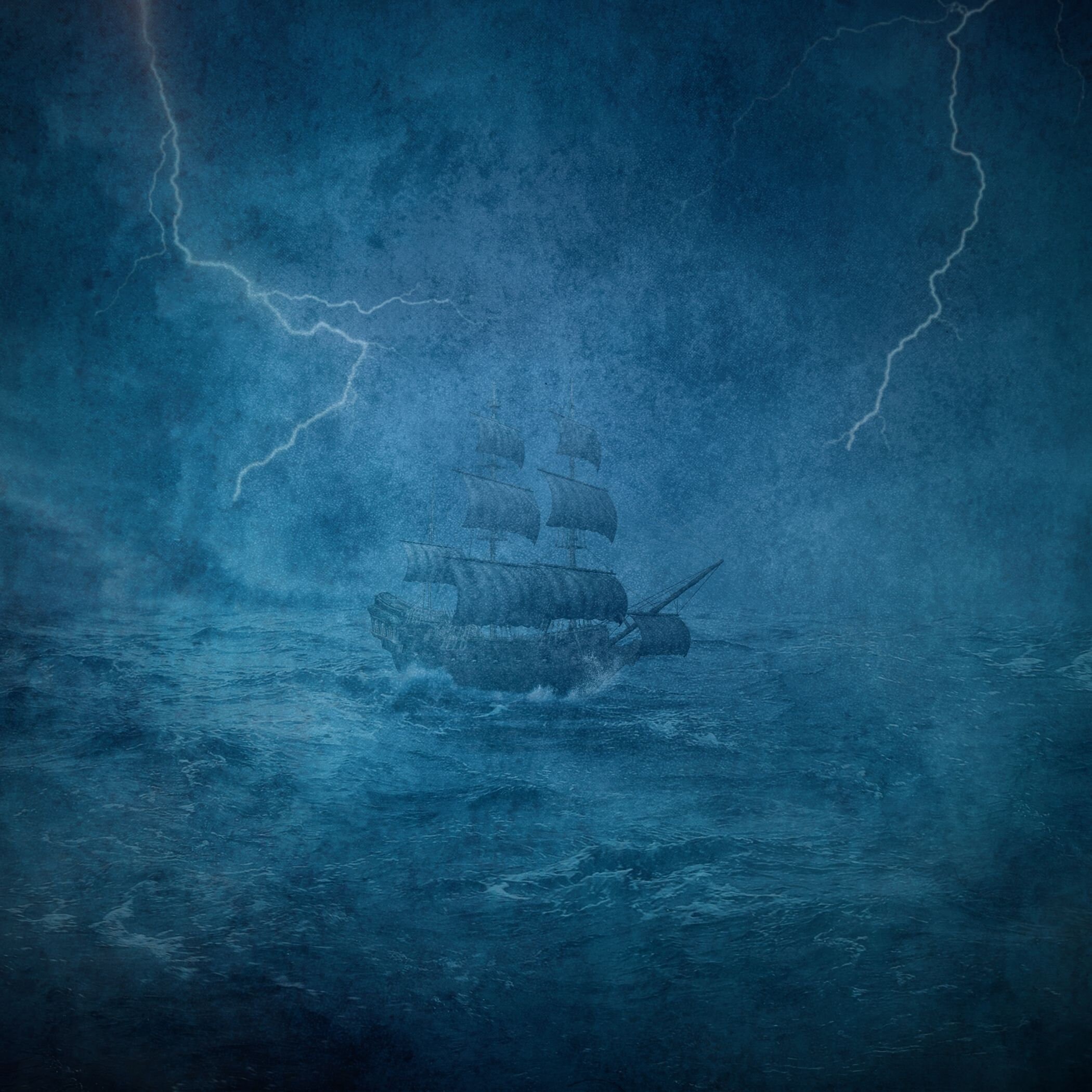 Ghost Ships Digital Paper Collection for Travel Journal - Etsy