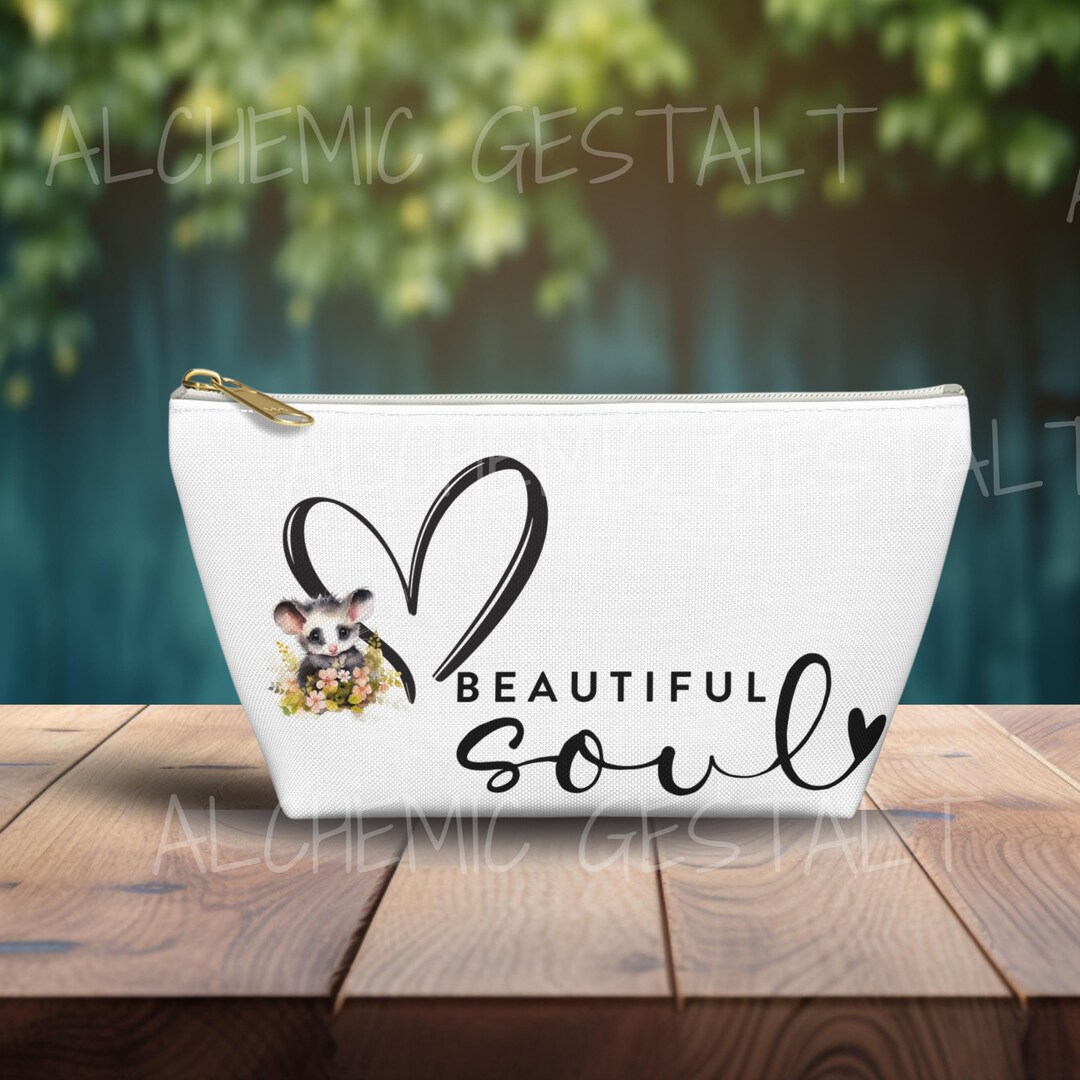 Adorable Opossum Heart 'beautiful Soul' Pouch | Cute & Practical ...