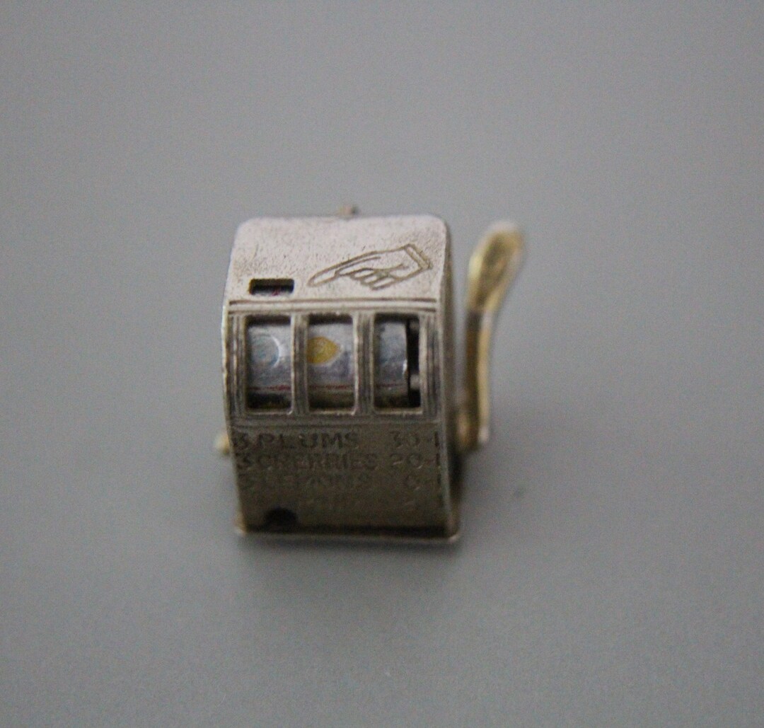 Vintage Sterling Silver Cash Register Charm for Charm Bracelet Highly ...