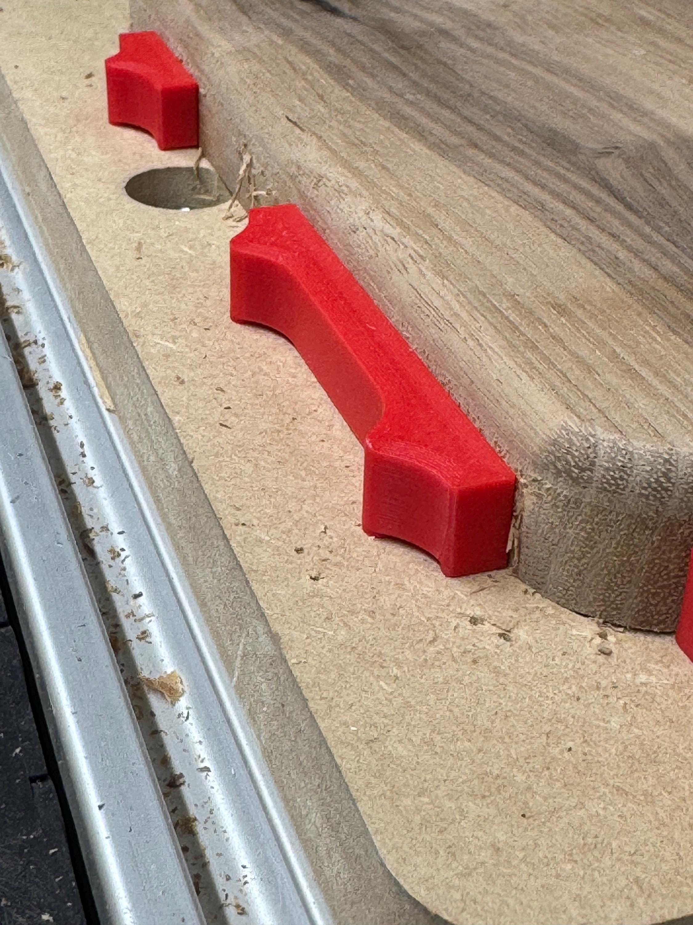 CNC Alignment Pegs - Spoil Board Squaring Stop - Set Origin Zero Home ...