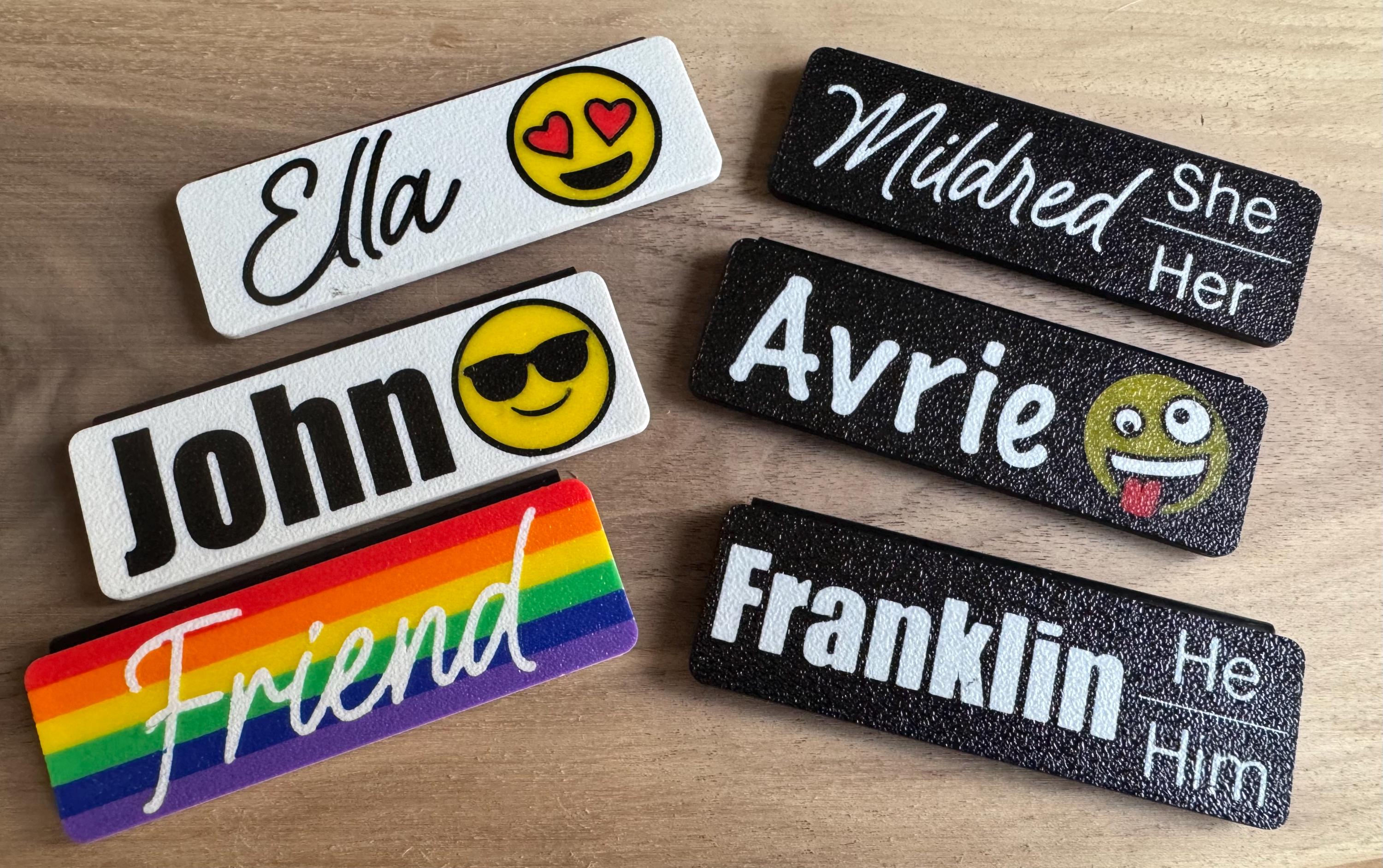 Starbucks Name Tag BLACK Snap on Cover for Starbucks Metal Slip on Name ...