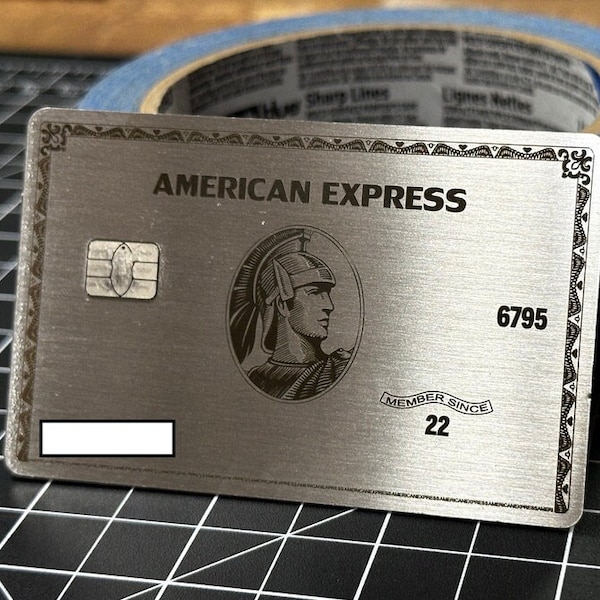 Metal Credit Card - Etsy
