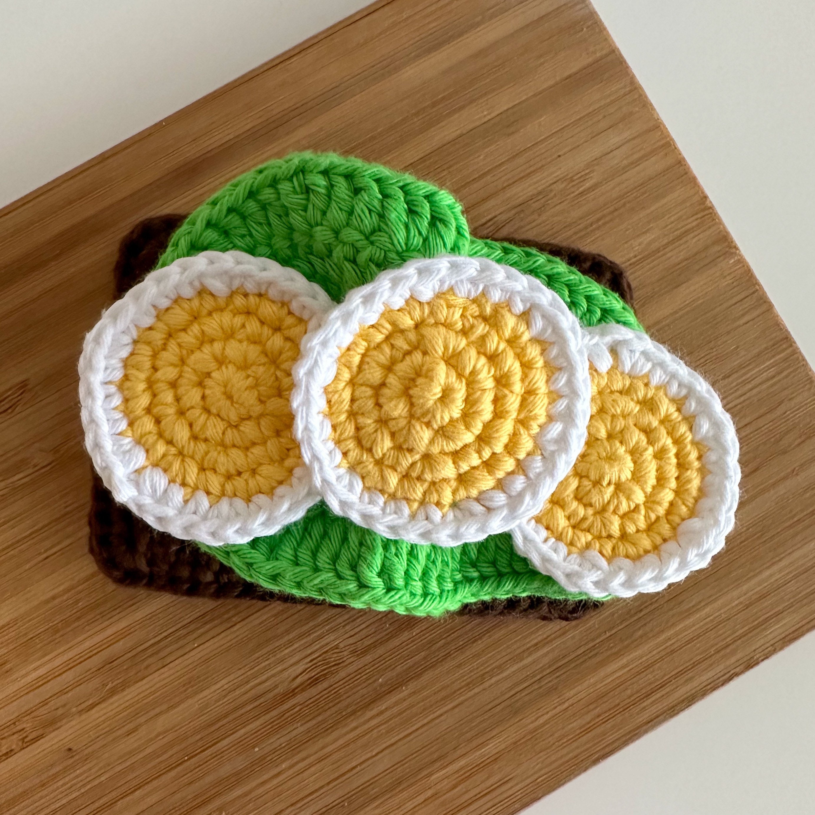 Crochet Rye Bread Slice for Kids Kitchen. Handmade Eco - Etsy