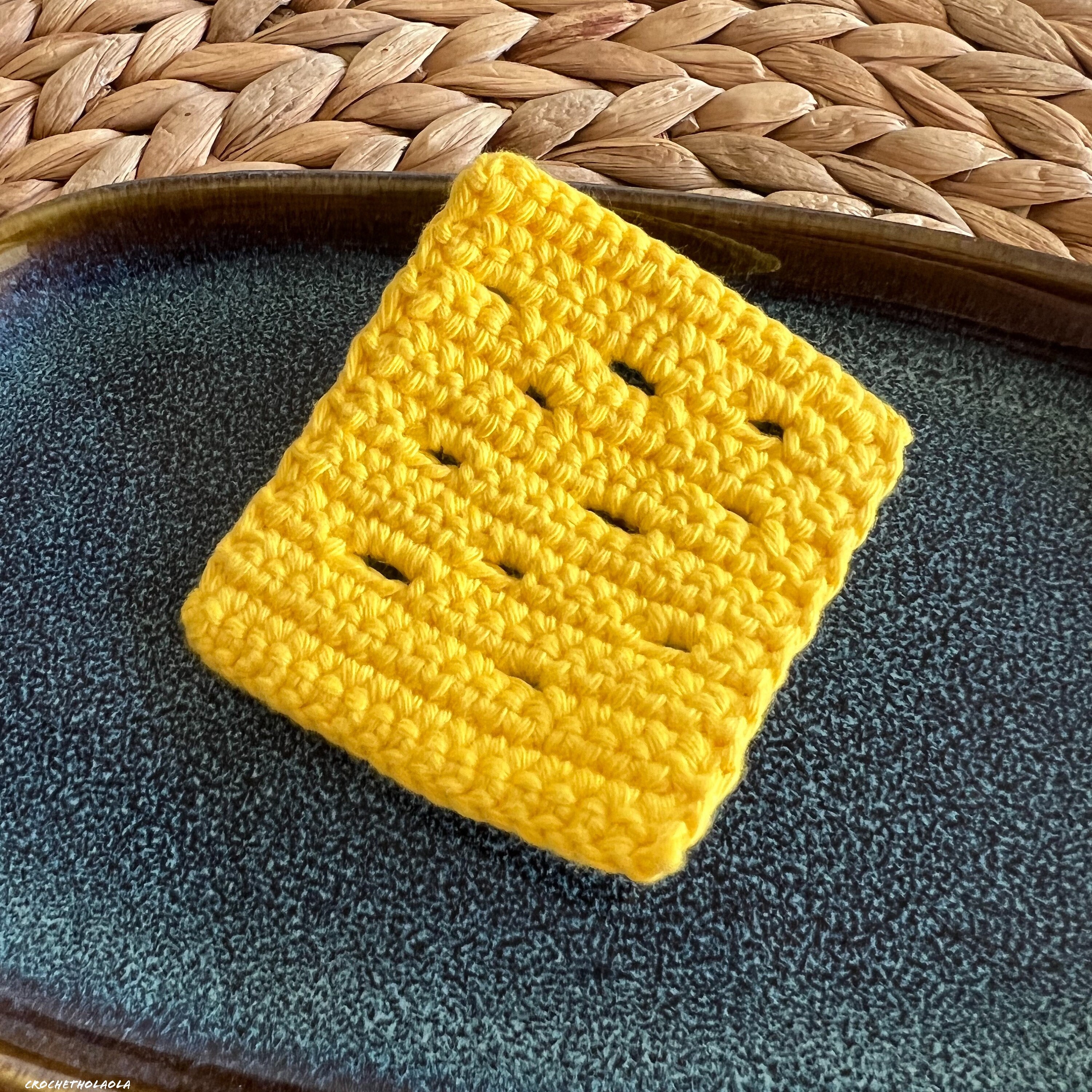 Crochet Slice of Cheese for Kids Small Kitchen. Handmade Eco Friendly ...