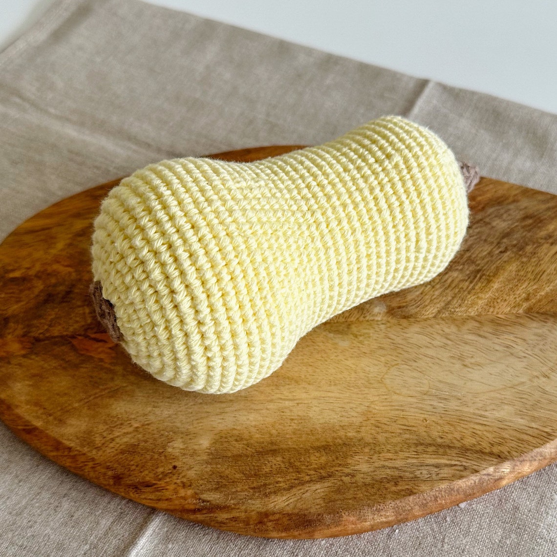 Crochet Butternut Squash, Pretend Play, Crochet Food, Christmas Gift ...