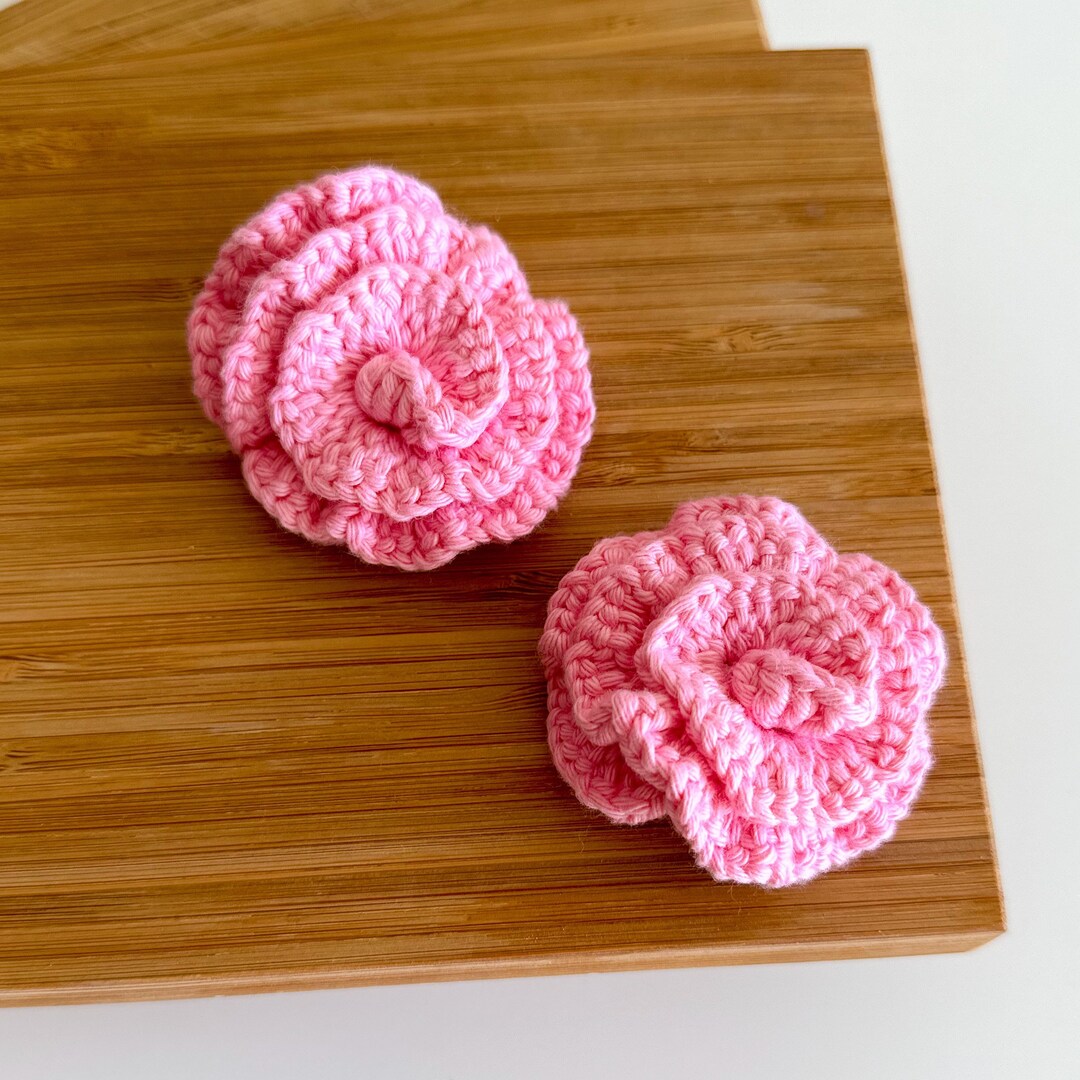 Crochet Pink Whipped Cream, Handmade Cotton Soft Toy for Creative Play ...