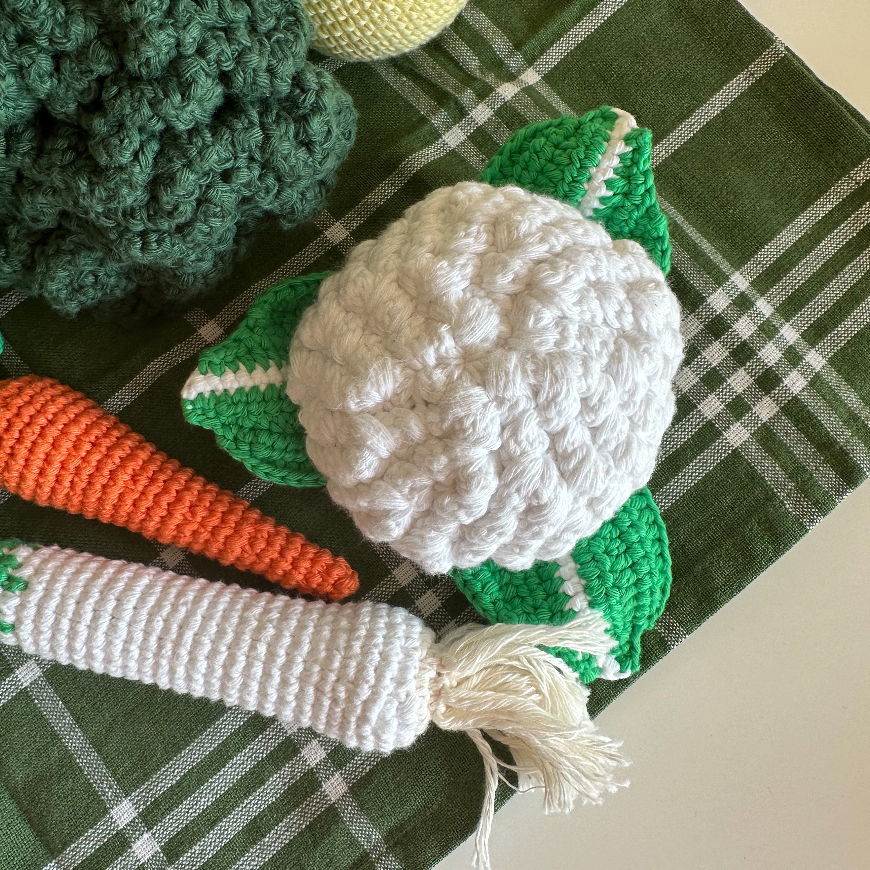 Crochet Cauliflower Pretend Play Unique Birthday Gift - Etsy