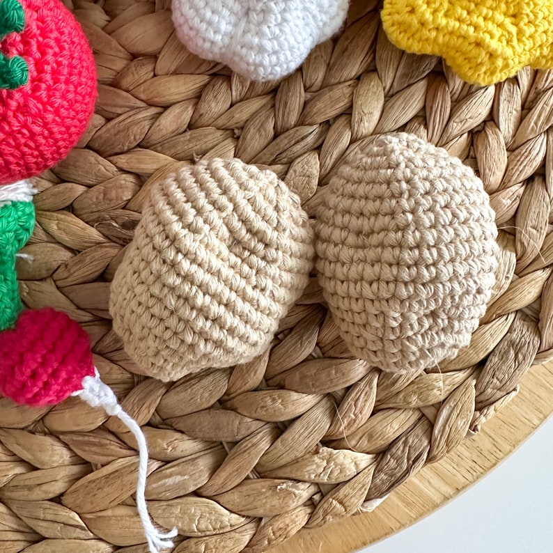 Crochet Potato for Pretend Play at Home. Handmade Play Food for Kids ...
