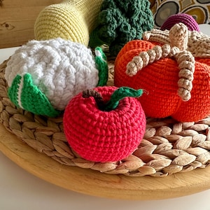 Crochet Cauliflower Pretend Play Unique Birthday Gift - Etsy