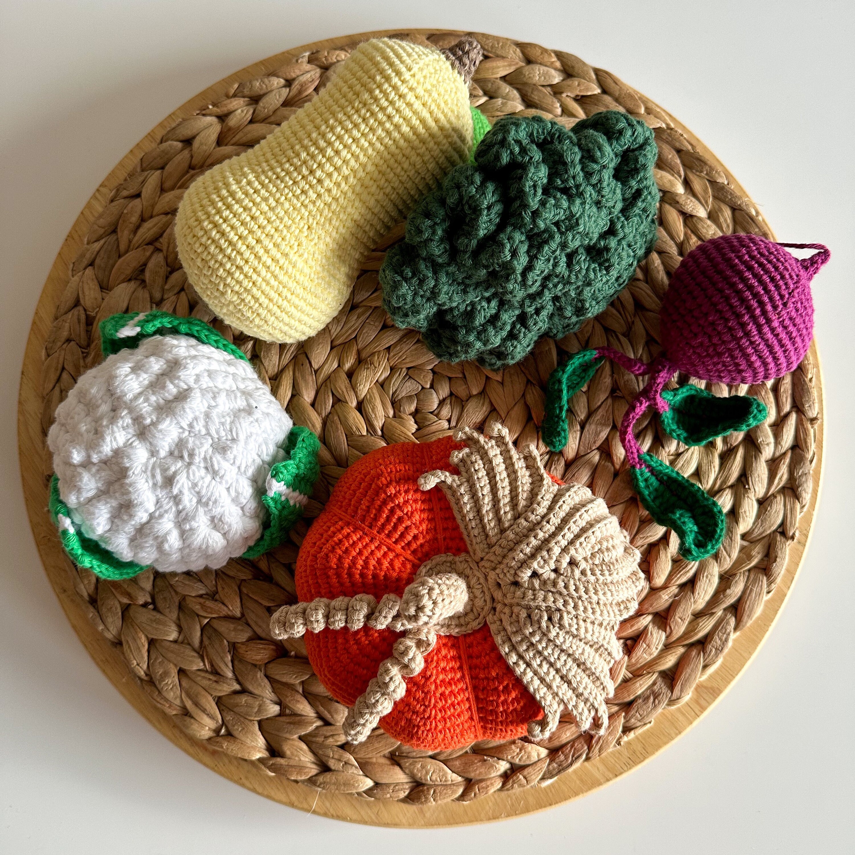 Crochet Cauliflower Pretend Play Unique Birthday Gift - Etsy