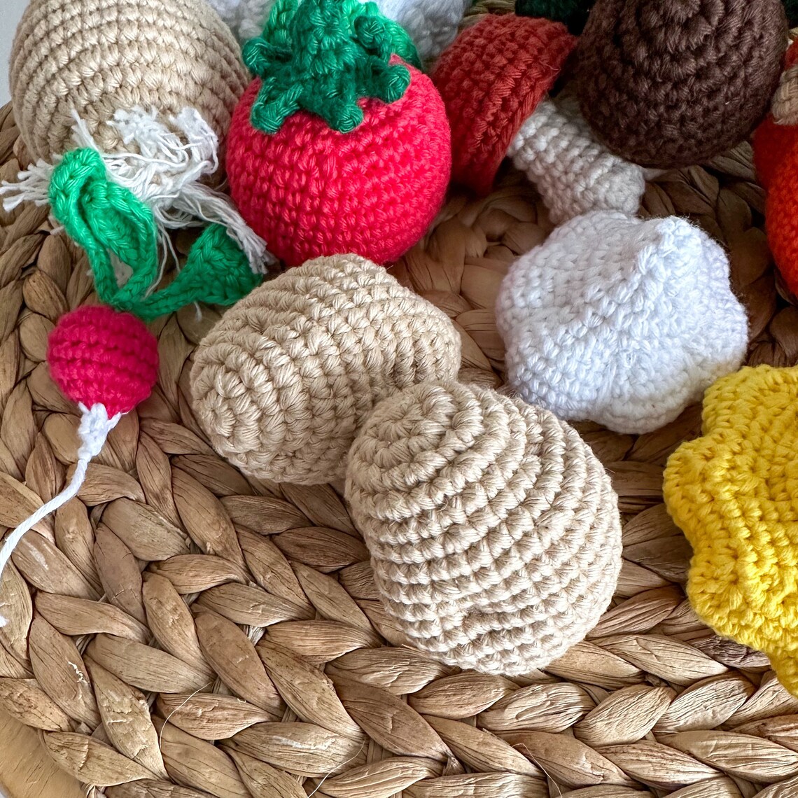 Crochet Potato for Pretend Play at Home. Handmade Play Food - Etsy
