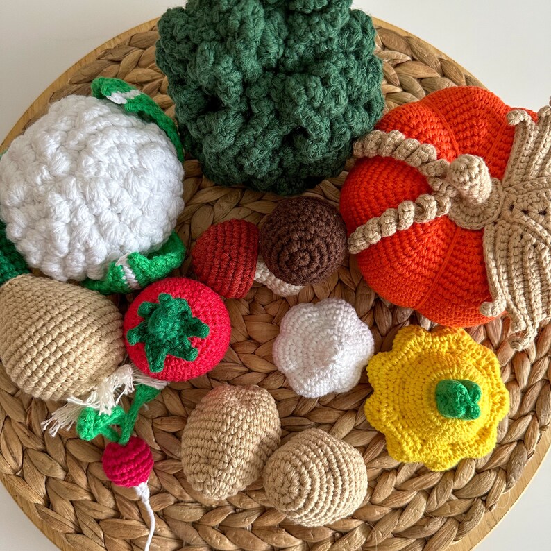 Crochet Potato for Pretend Play at Home. Handmade Play Food for Kids ...