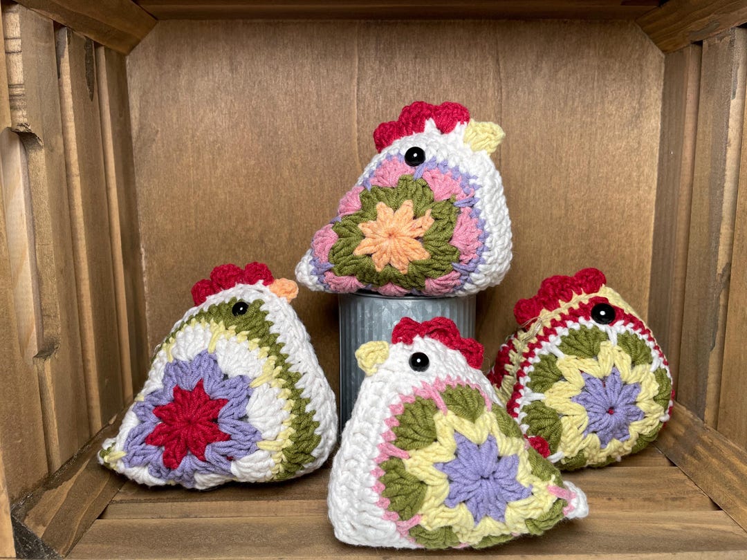 Granny Square Hen - Etsy