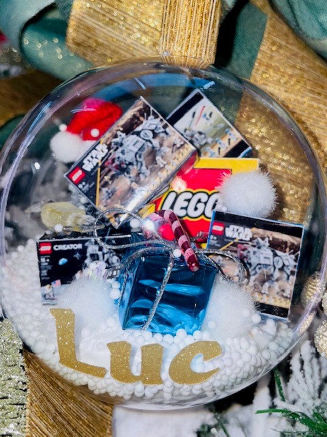 Mini Lego Ornament - Etsy
