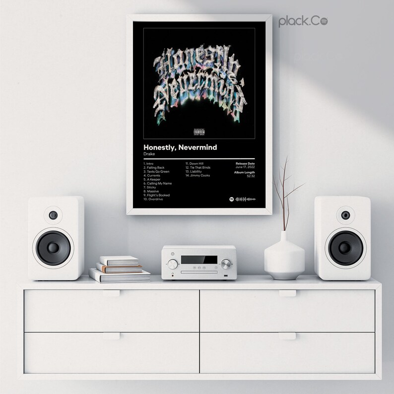 Drake Honestly Nevermind Custom Album Cover Drake Poster - Etsy