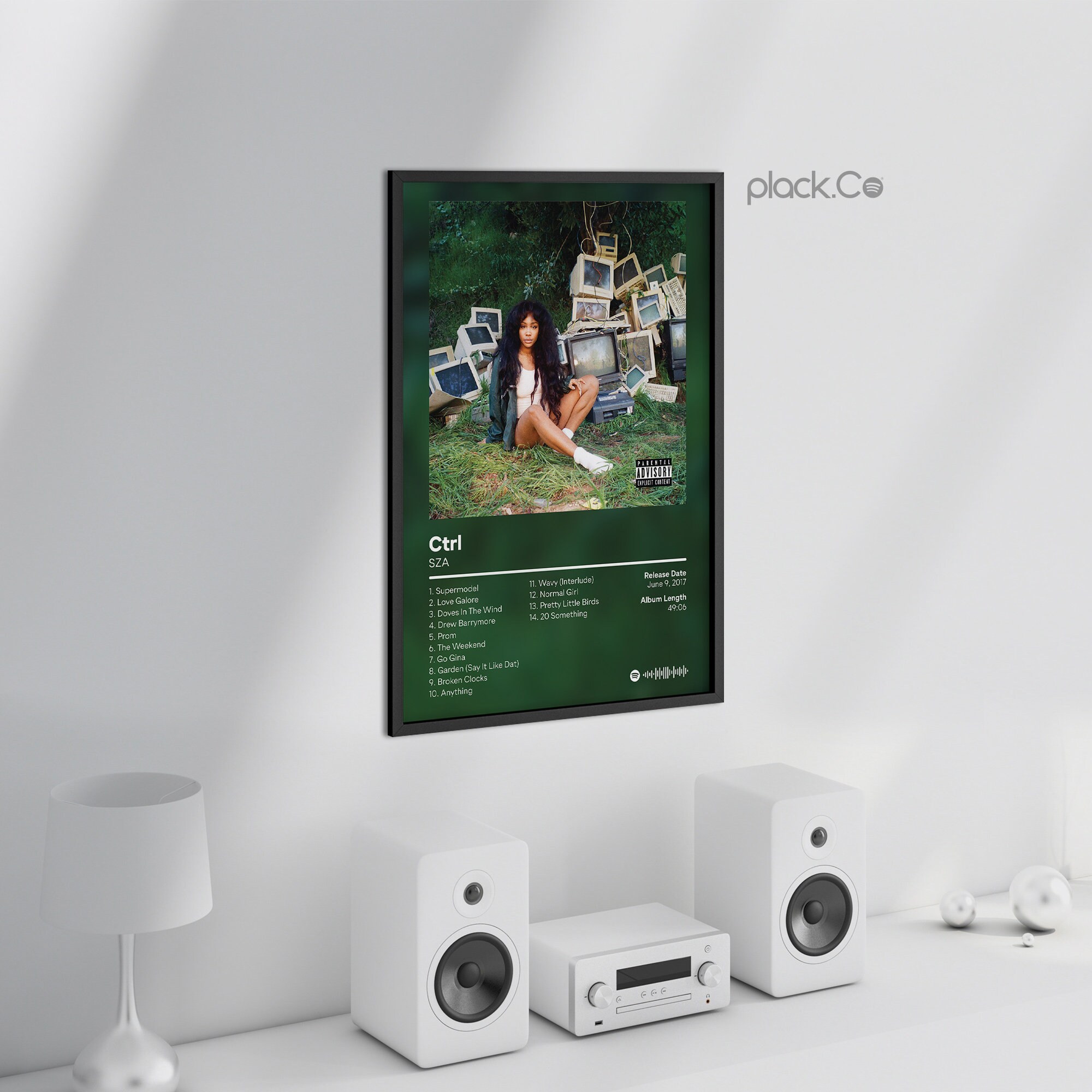 SZA - Ctrl - Custom Album Poster - Hip Hop Wall Art - Custom Album Cover