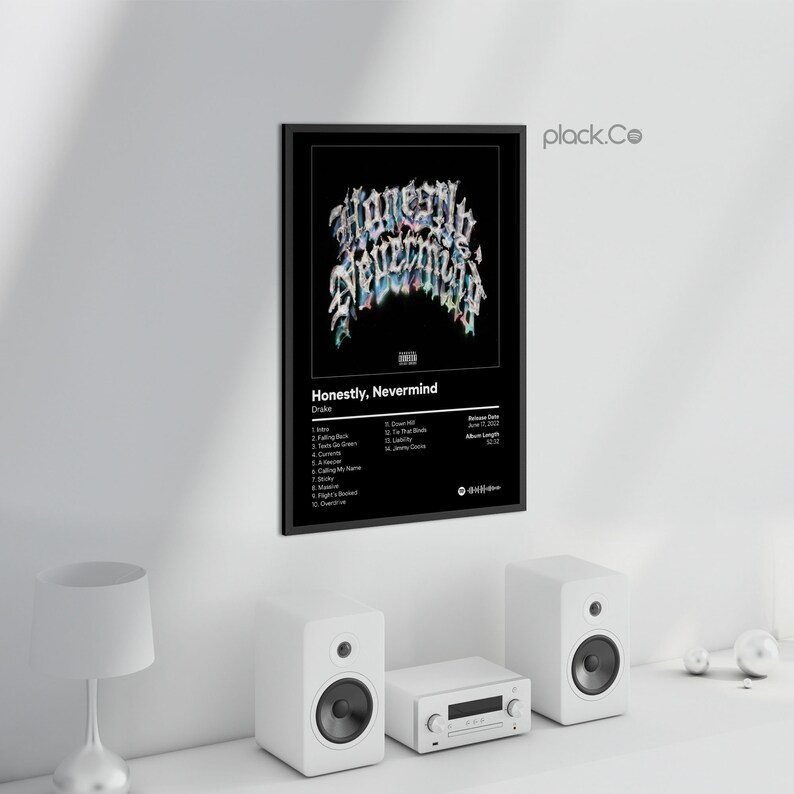 Drake Honestly Nevermind Custom Album Cover Drake Poster - Etsy