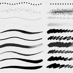 30 Amazing Fine Line Procreate Brushes, Pen Liner Procreate Brush ...