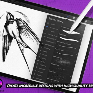 16 Whip Shading Stipple Brushes for Procreate, Tattoo Brushes Procreate ...