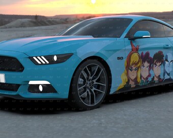 Custom Anime Car Wrap - Etsy