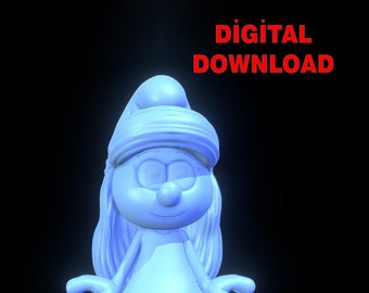 Smurf Stl - Etsy