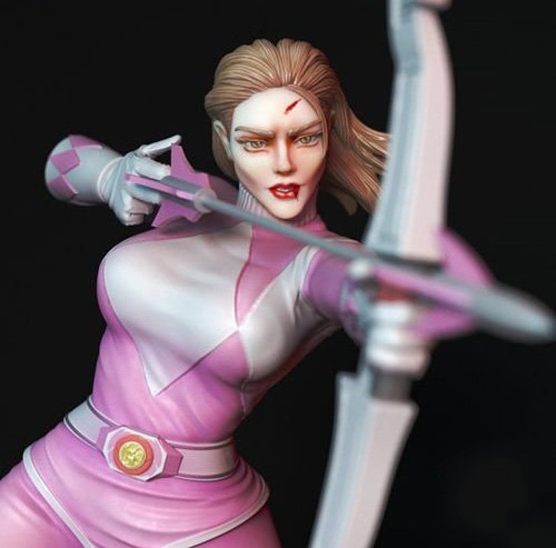 Pink Ranger Power Rangers STL 3D Print Game Character STL - Etsy España