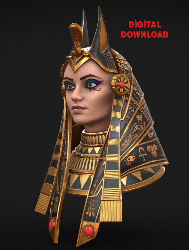 Anubis STL Egyptian God STL Figure Statue STL 3D Print - Etsy