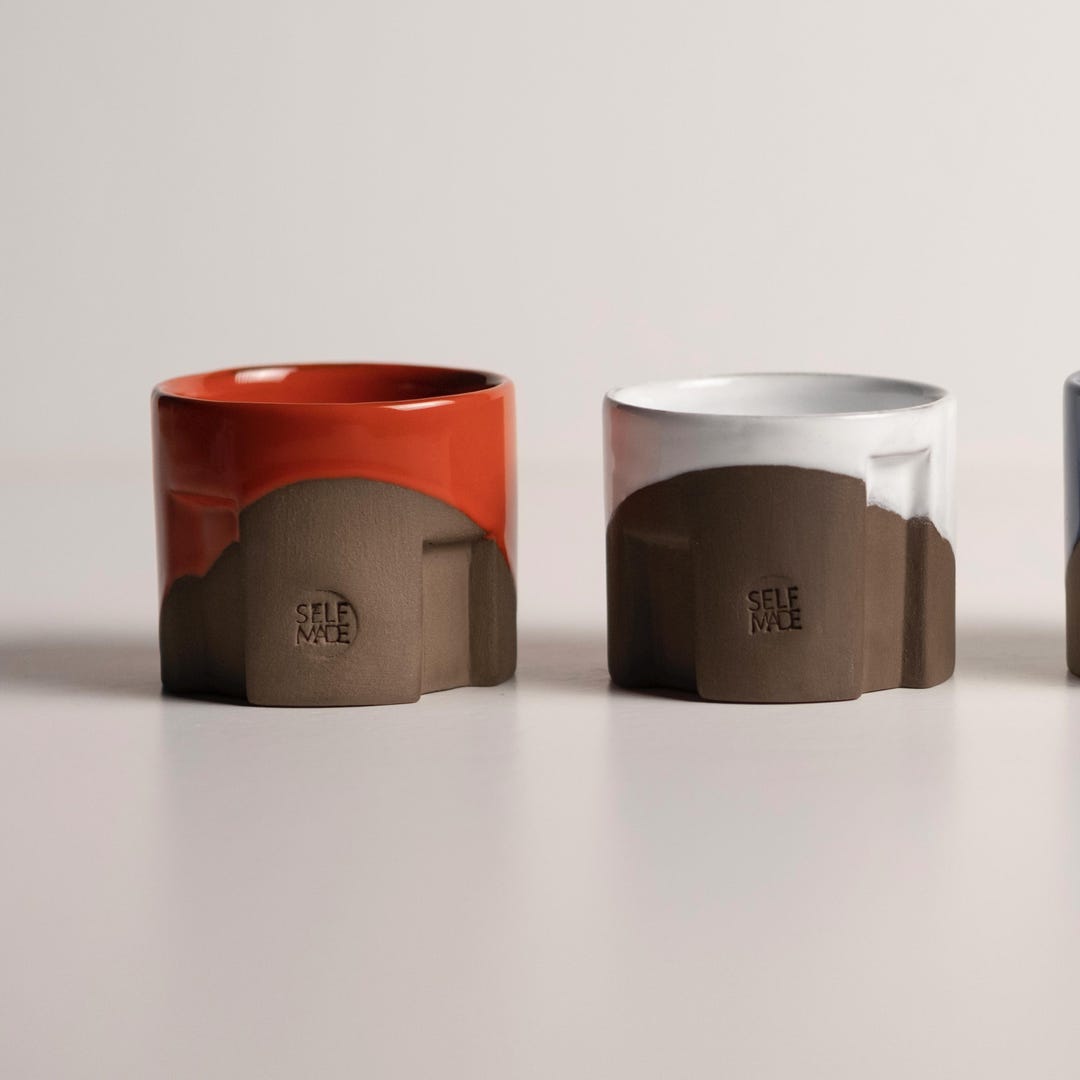 Espresso Cup Modern Coffee Cups Handmade Ceramics Minimalist Coffee Mug ...