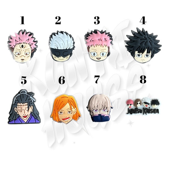 Jujutsu Kaisen Croc Charms - Etsy