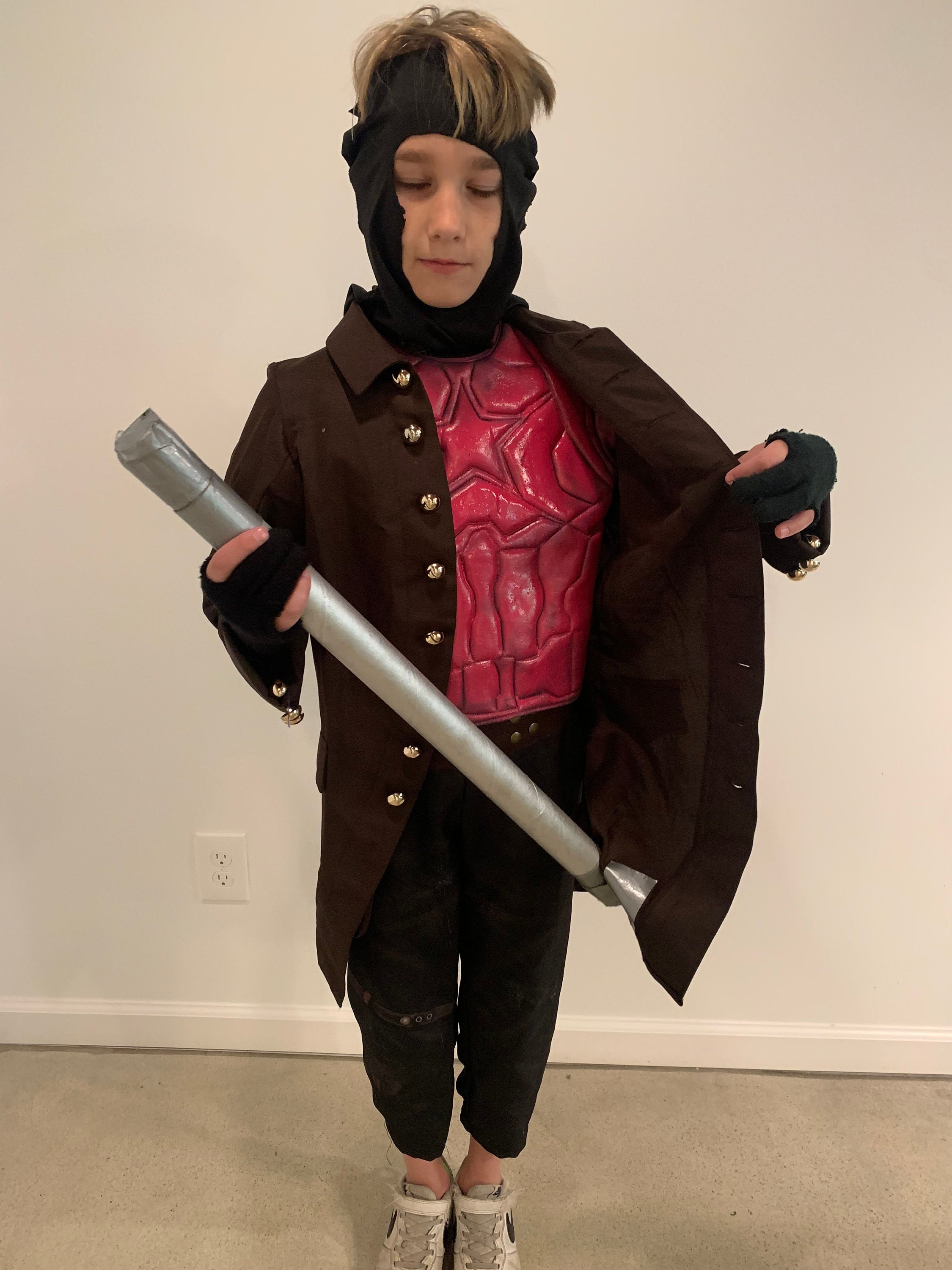 Gambit Homemade Kid's Costume - Etsy