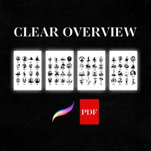 Japanese Samurai Stamps | INSTANT DOWNLOAD | Bundle of 50 Procreate ...
